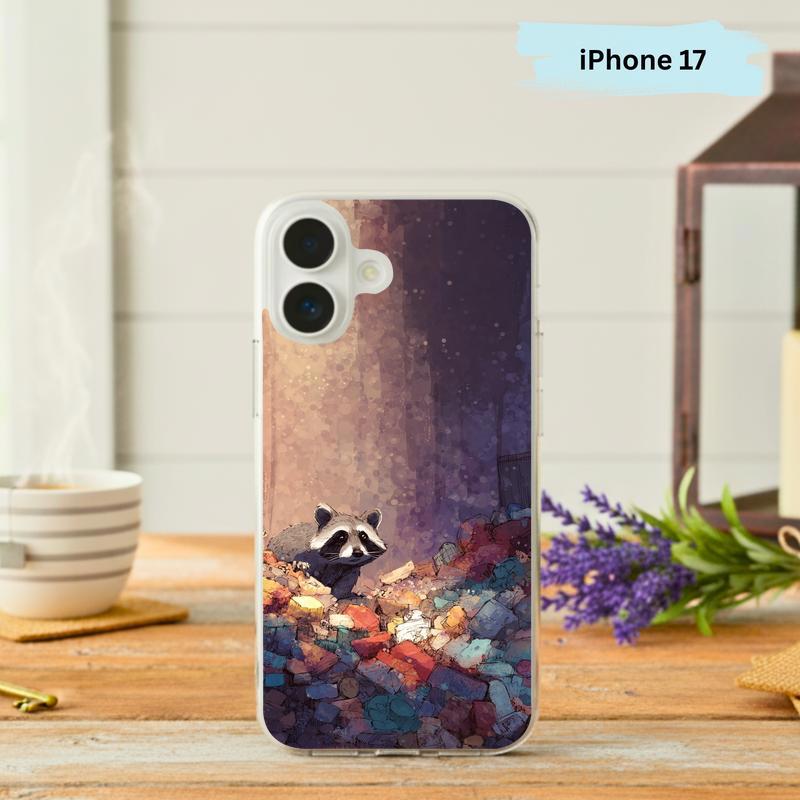 Trashy Raccoon Midnight Trash Tour Phone Case iPhone - Raccsy