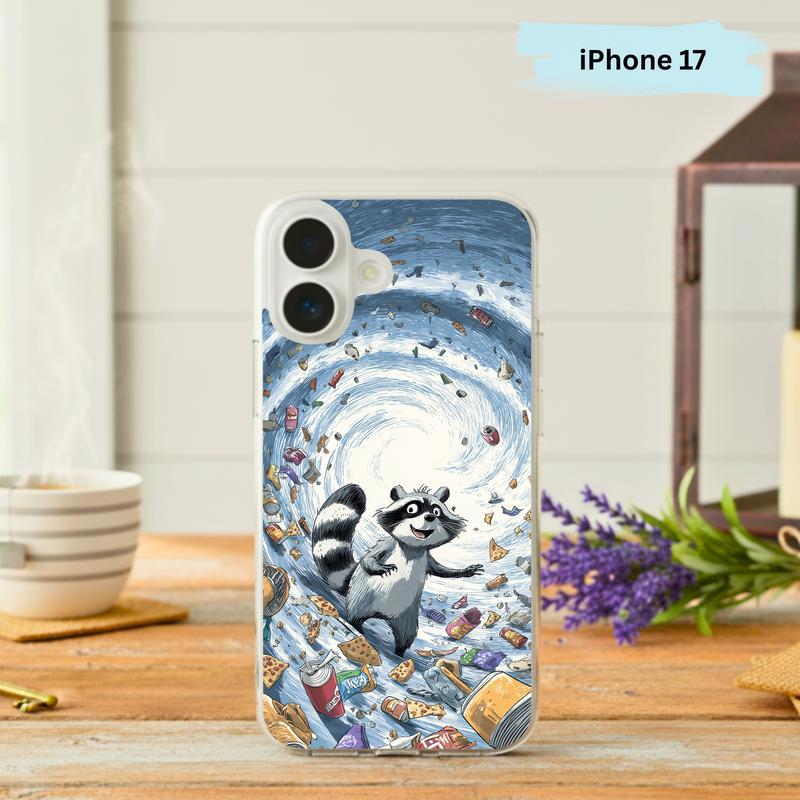 Trashy Raccoon Trash Tornado Phone Case iPhone - Raccsy